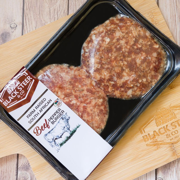 South African A Grade Beef Pepper Patties | Black Steer & Co | Kenya